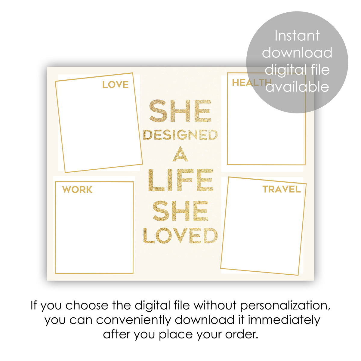 She Designed a Life She Loved DIY Vision Board for Home Office – La ...