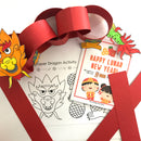 Lunar New Year Activity Sheets for Kids with DIY Paper Dragon – La ...