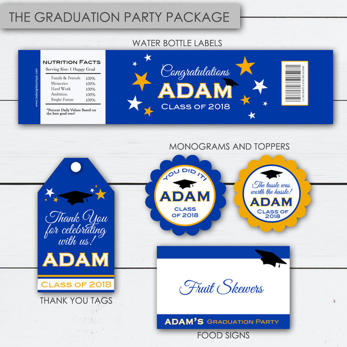 Graduation Party Decorations and Printables – La Design Boutique