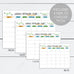 Editable Weekly Homework Chart Template – La Design Boutique