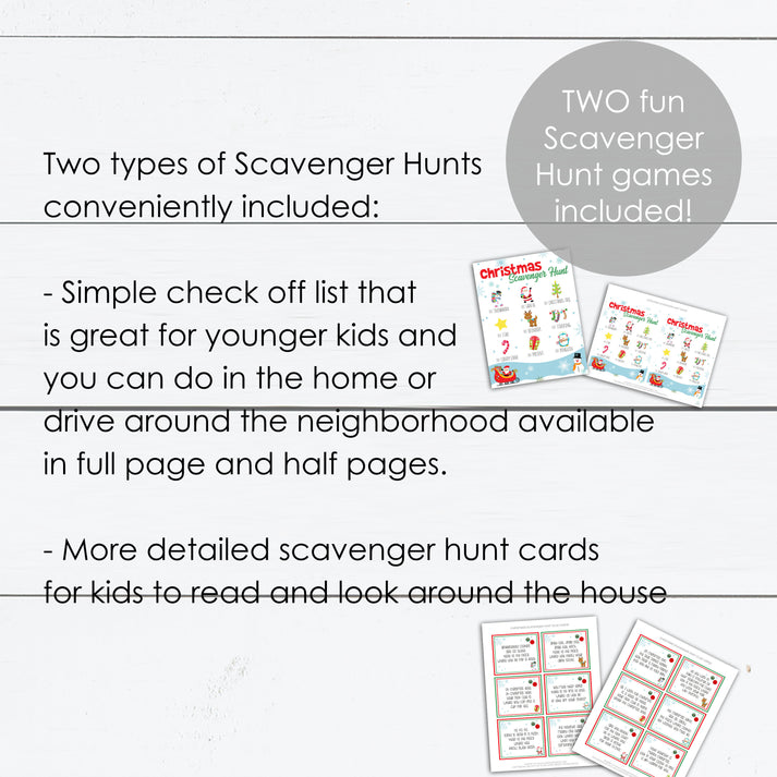 Christmas Scavenger Hunt Activity – La Design Boutique