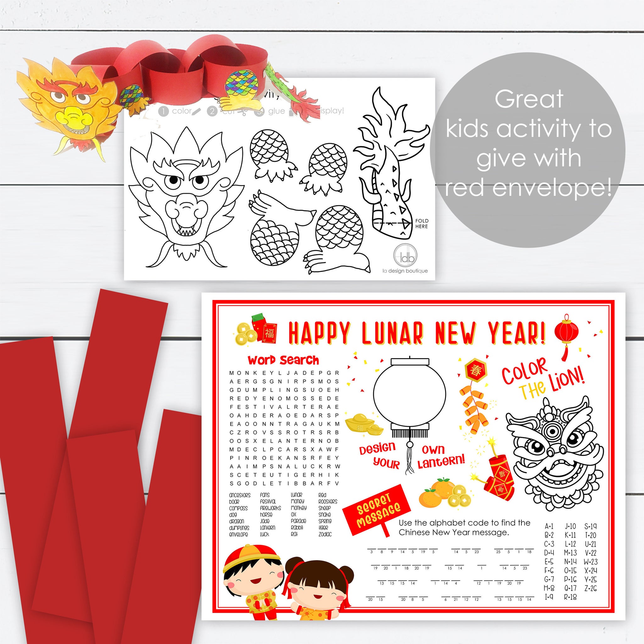 Chinese New Year Activity for Kids – La Design Boutique