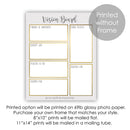 Simple Gold and Gray Modern Vision Board Creator – La Design Boutique